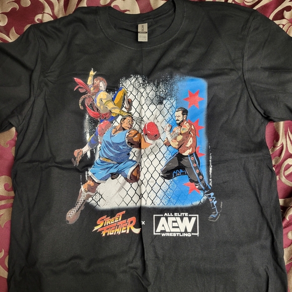 Aew | Shirts | Brand New Aew And Street Fighter Collab Size Large Cm ...